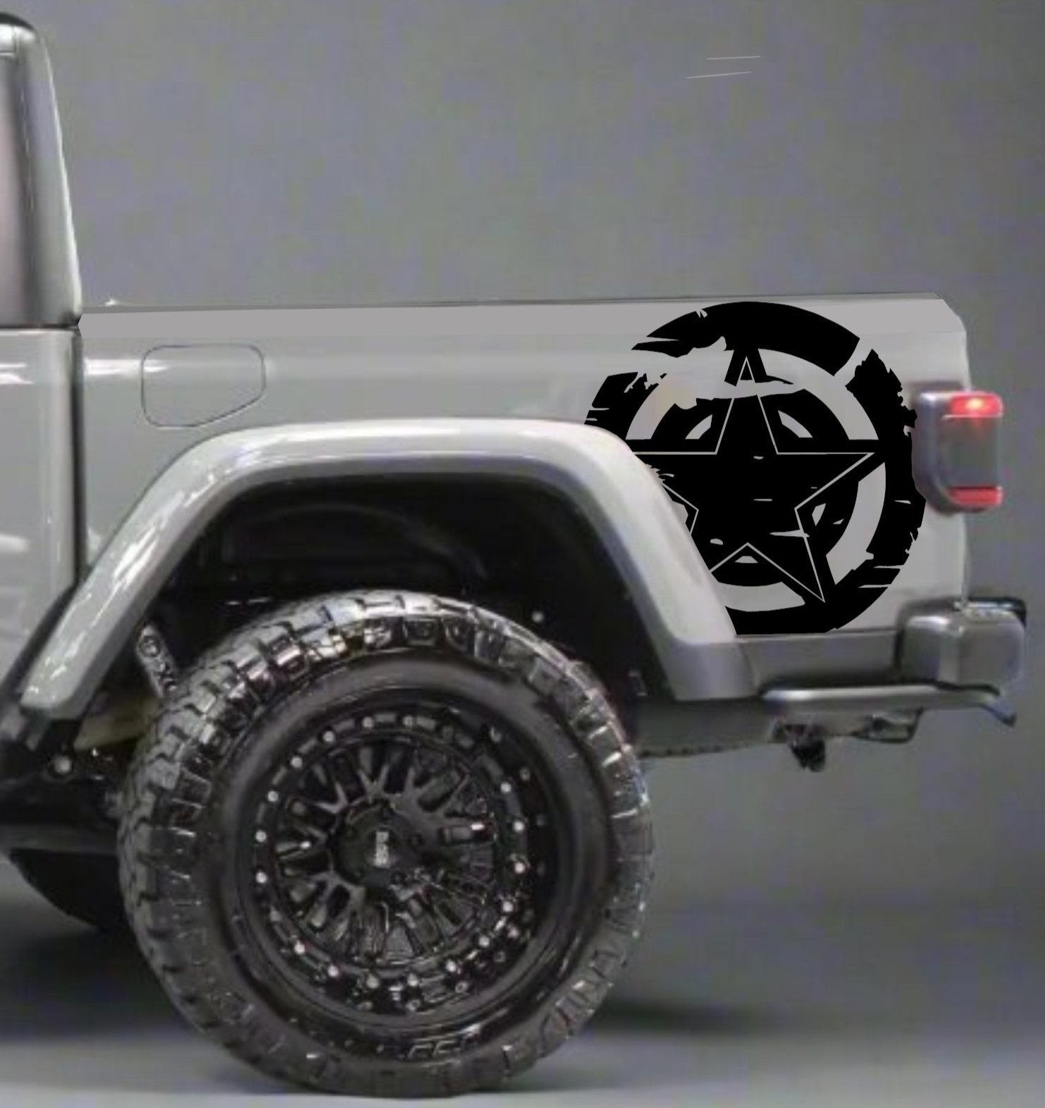Military Star Graphics for Jeep Gladiator Sides – Decal Republic