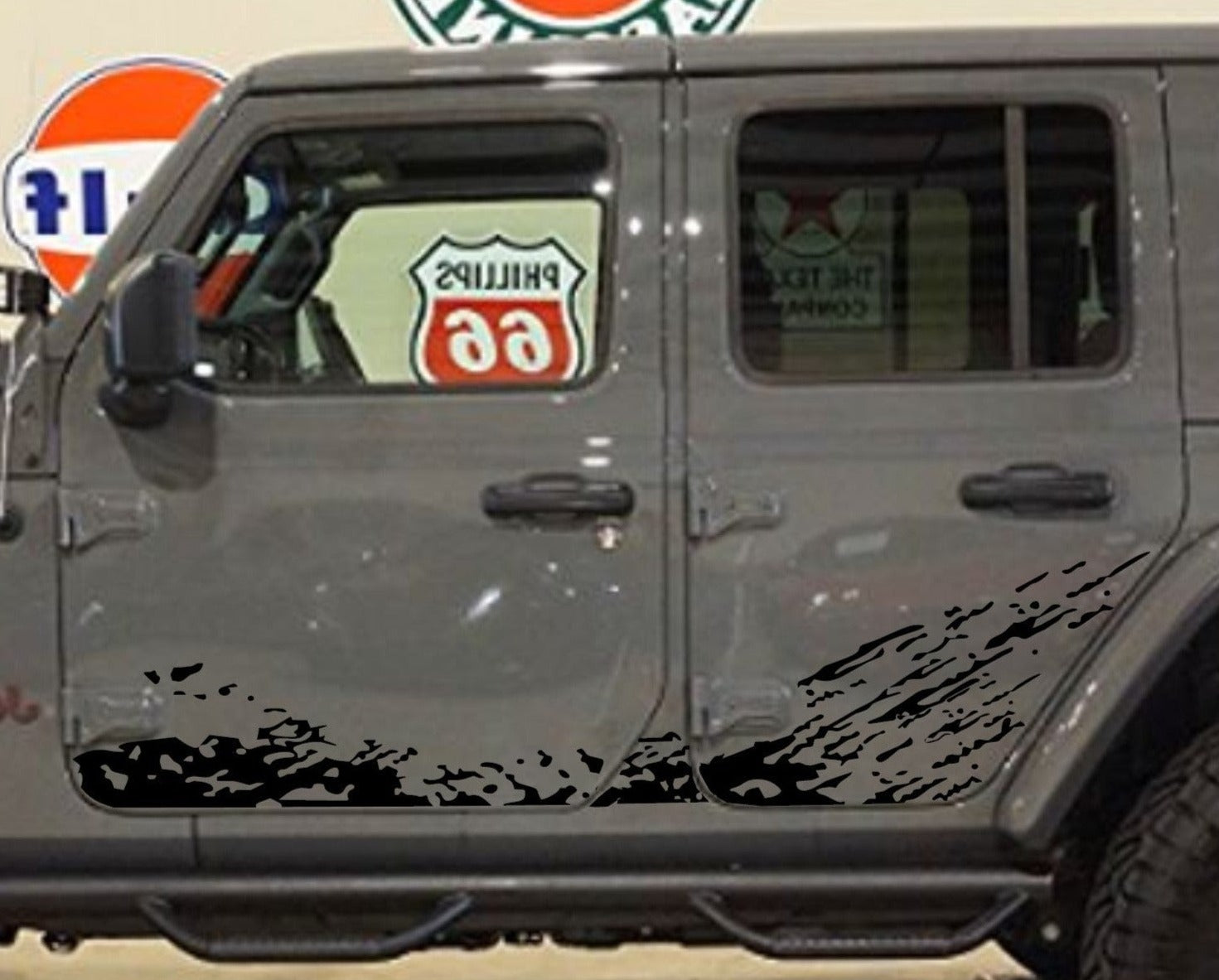 Mud Splash Decals for Jeep Wrangler JL, JK (4-Door) Doors – Decal Republic