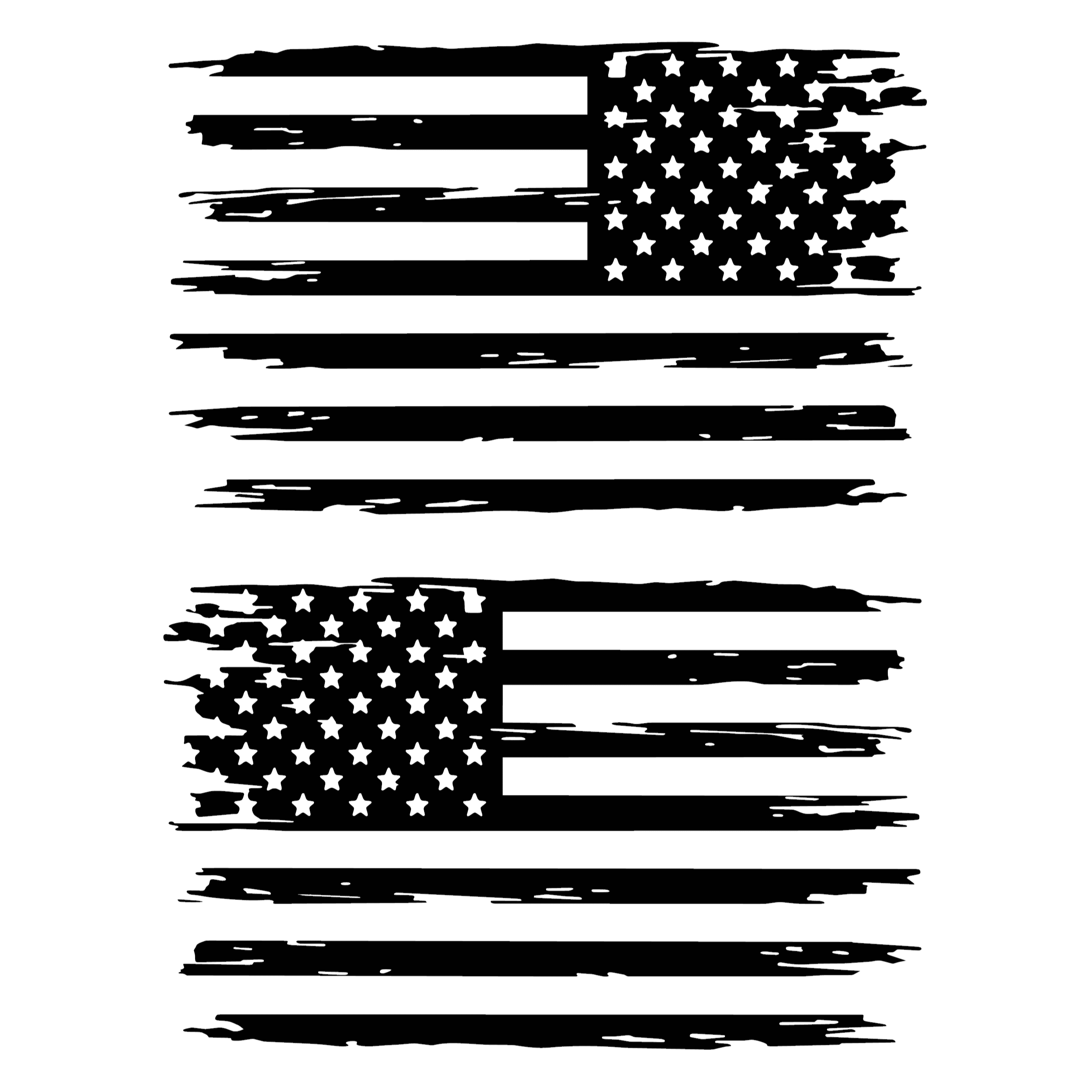 Distressed American Flag Decal for Trucks, Jeeps, Cars, SUVs – Decal ...